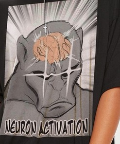 Monkey Meme Tee: Neuron Activation Movie Shirt for Men and Women - Herasem