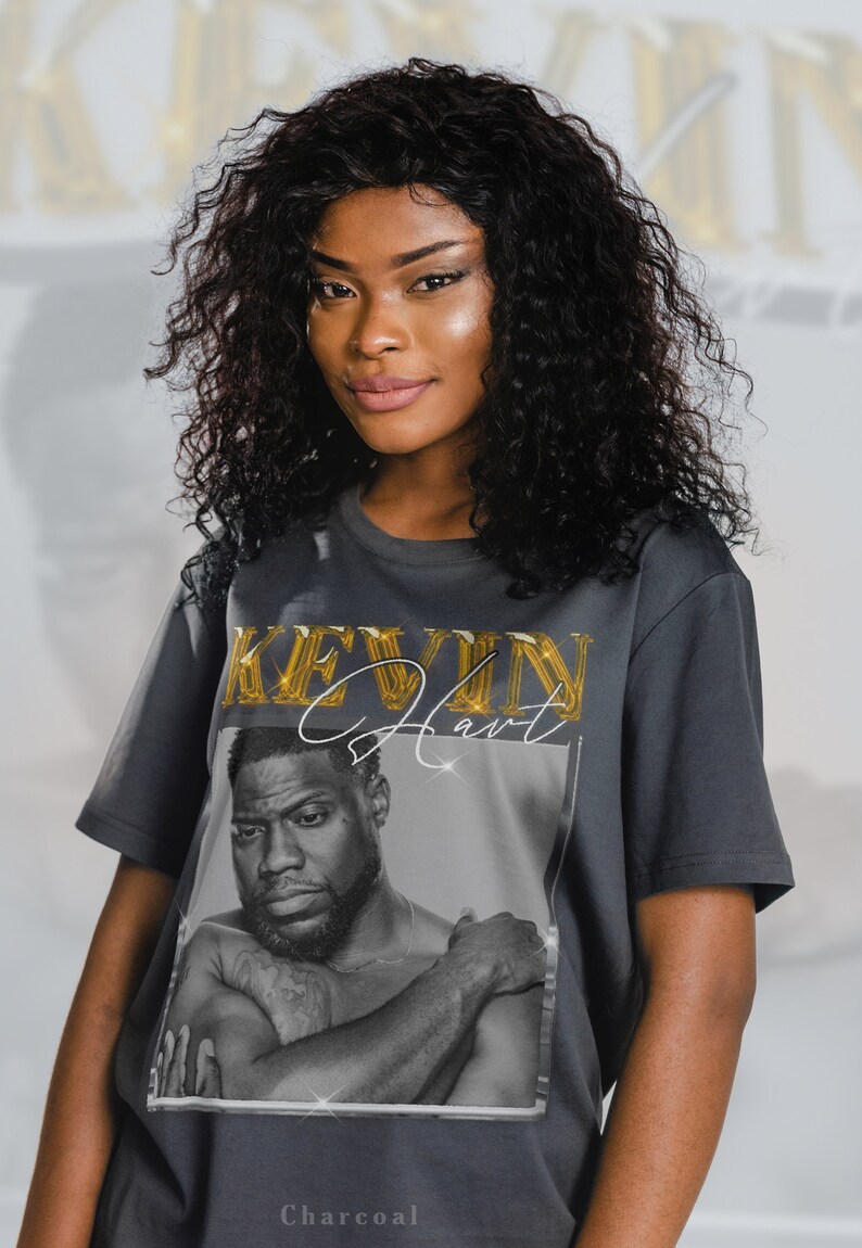 Comedic Rockstar Kevin Hart Vintage Tshirt - Funny Movie Shirts for Men ...